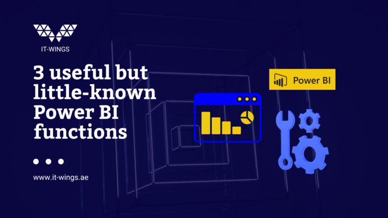 3 useful but little-known Power BI functions - it-wings.ae